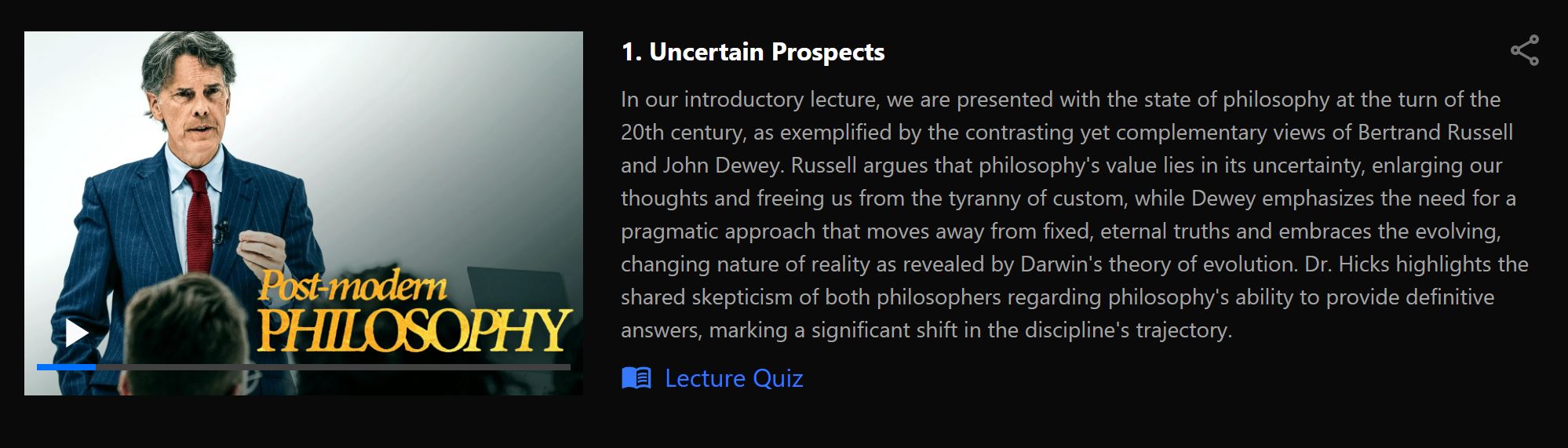 POSTMODERN PHILOSOPHY: COURSE SYLLABUS [Peterson Academy] | Stephen ...